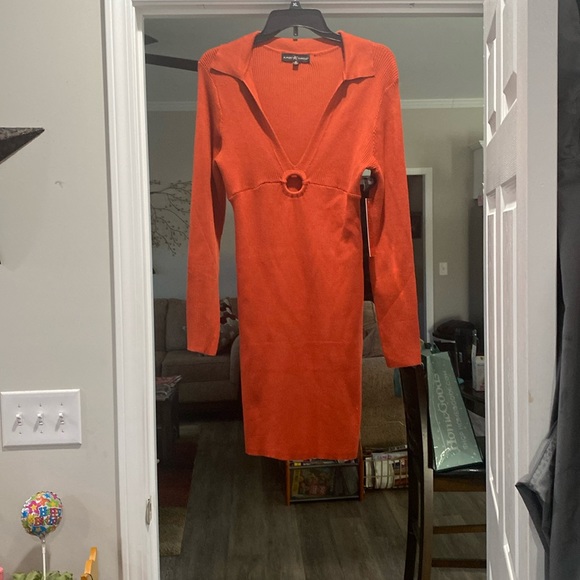 Almost Famous | Dresses | Almost Famous Rusty Color Dress Xl | Poshmark